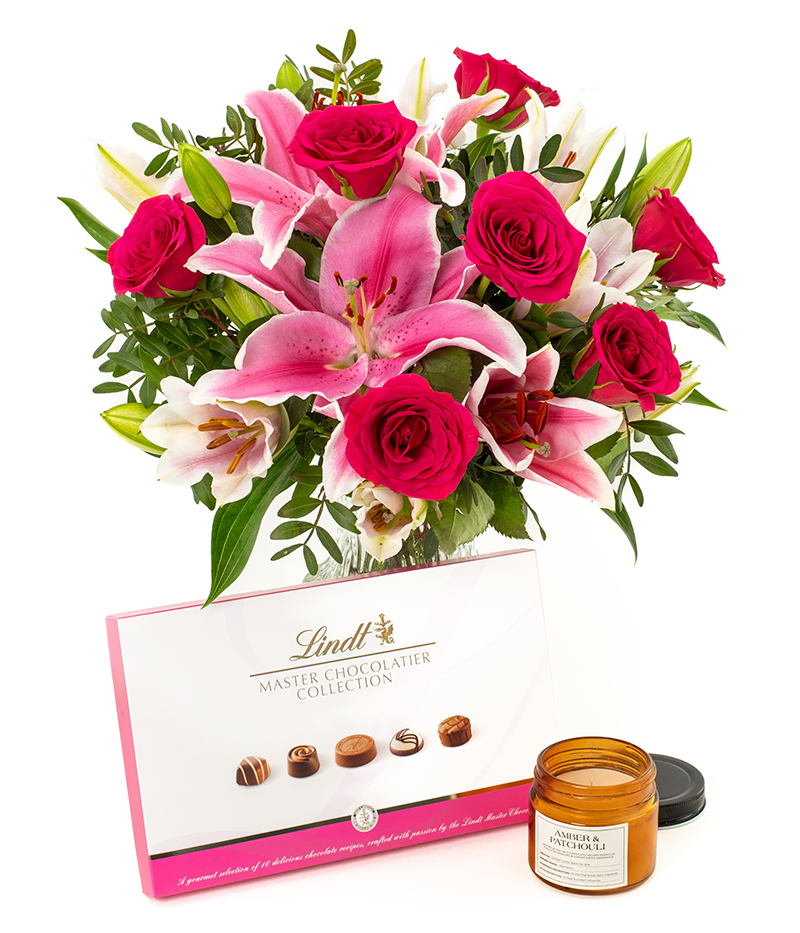 Rose & Lily Bundle | Eflorist.ie