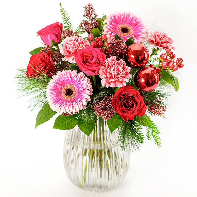 Merry Pinkmas – Modern Christmas Bouquet Delivery in Poland