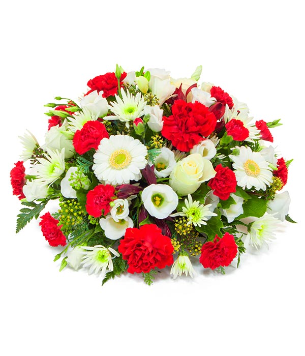 Red & White Posy | Eflorist
