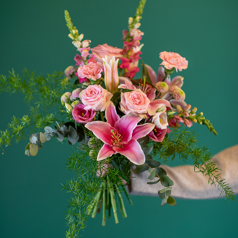 Roze wolken veldboeket | Euroflorist